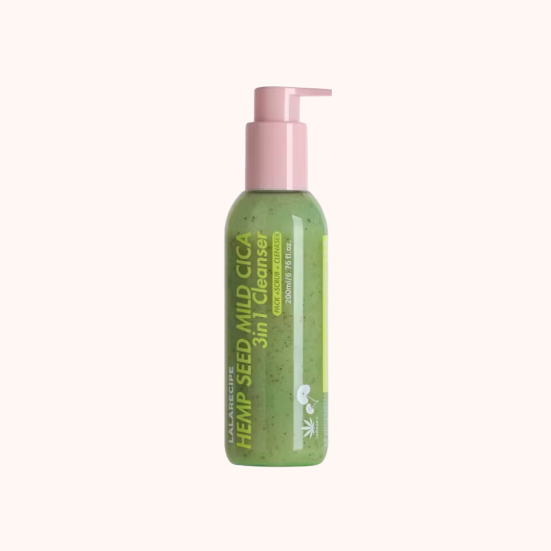 LaLa Recipe Hemp Seed Mild Cica 3 in 1 Cleanser 200ml I K-Beauty Europe ...